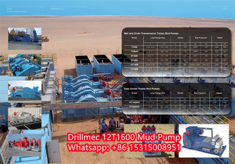 Drillmec 12T1600 Triplex Mud Pump Parts List Manual - mud-pump.com